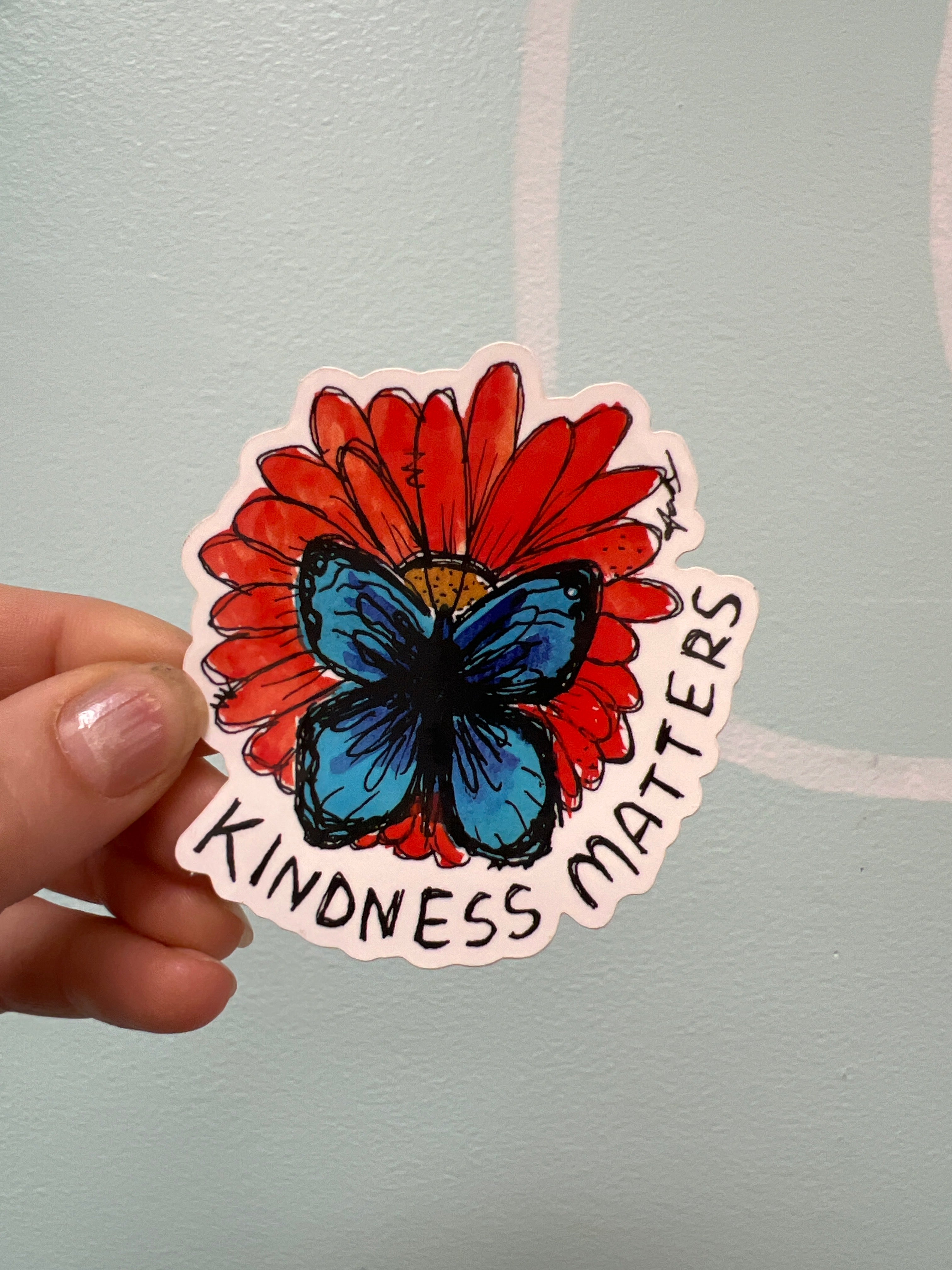 Kindness Matters Sticker – Scribble Lady