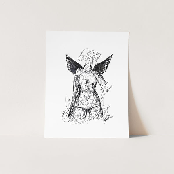 "Amysia" Limited Edition Print – Scribble Lady